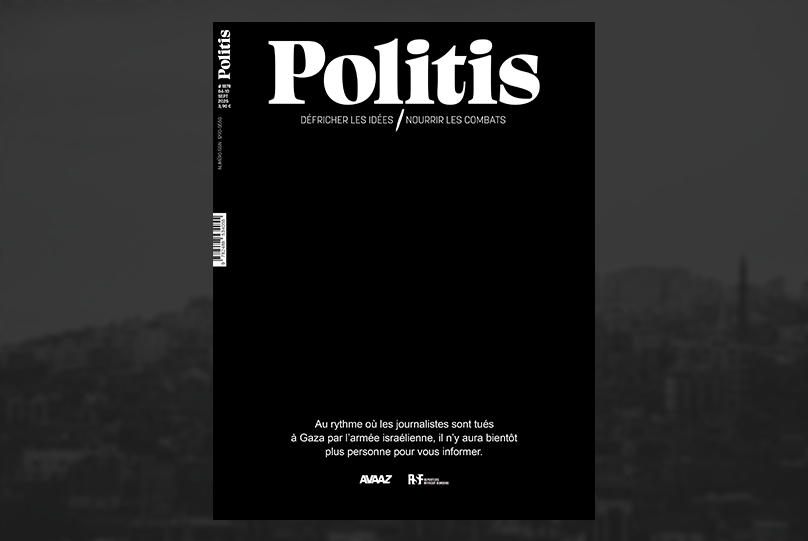 Gaza : une couverture noire pour briser le silence - POLITIS
